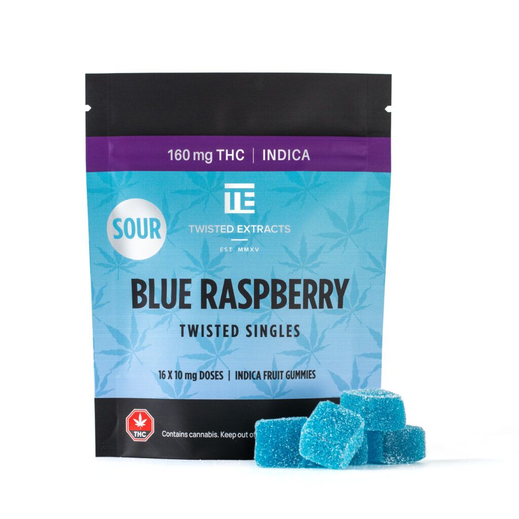 Twisted Extracts Sour Blue Raspberry THC - 160mg (Indica) | Buy ...