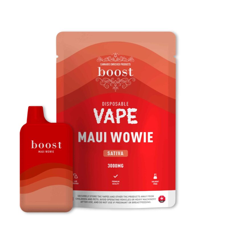 Boost Disposable THC Vape Cartridge – Maui Wowie 3g | Buy Cannabis ...